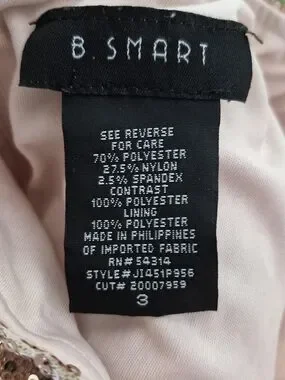 B. Smart | Dresses | B Smart Rose Gold Sequin Slip Dress | Poshmark
